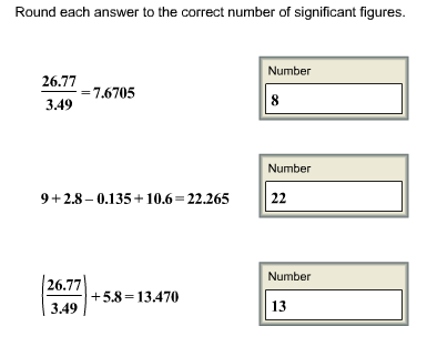 Solved Round each answer to the correct number of | Chegg.com