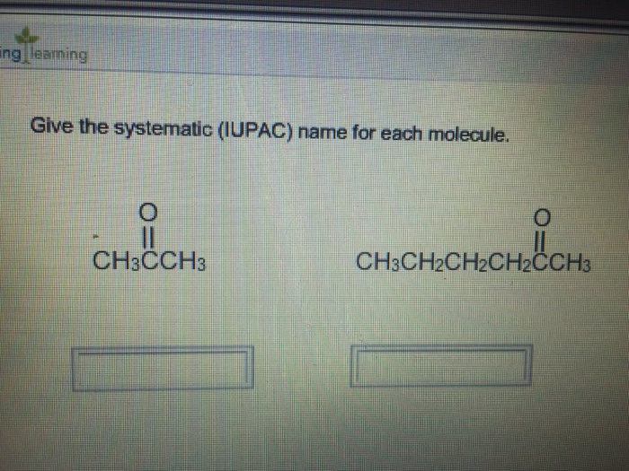 Solved Give the systematic (IUPAC) name for each molecule. | Chegg.com