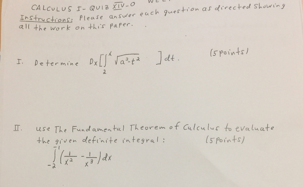 Solved Determine DX[integral^x_2 squareroot a^2 - t^2]dt. | Chegg.com