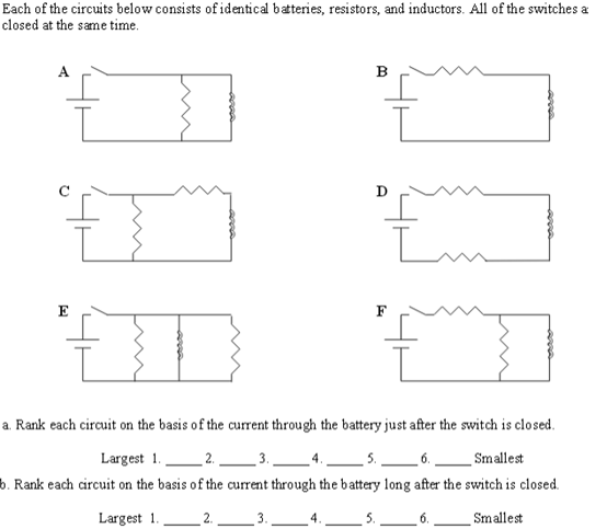 Solved Each of the circuits below consists of identical | Chegg.com