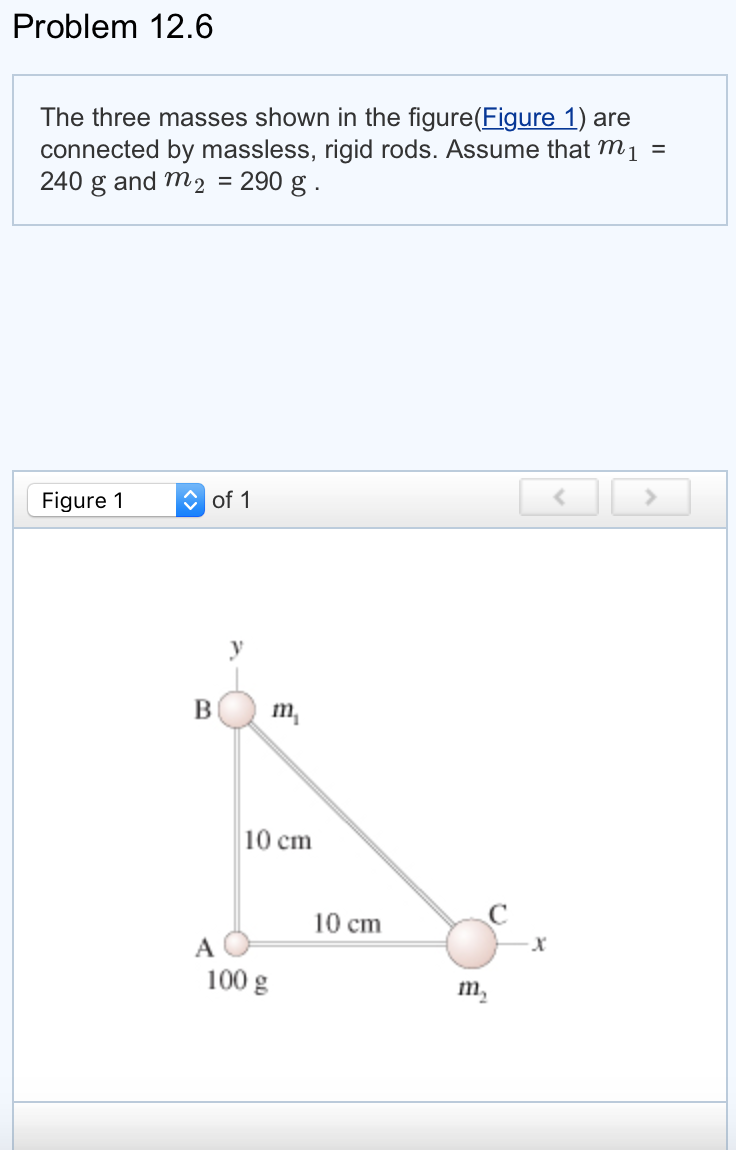 Solved The three masses shown in the figure are connected by | Chegg.com