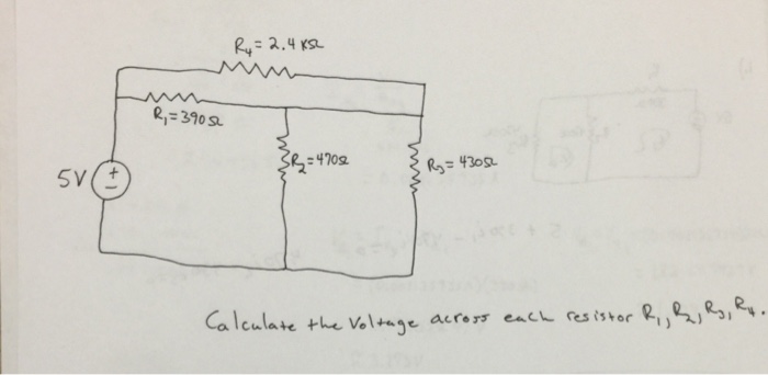 Solved Calculate the voltage across each resistor R_1, R_2, | Chegg.com