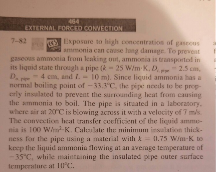 Solved 464 EXTERNAL FORCED CONVECTION Exposure to high | Chegg.com