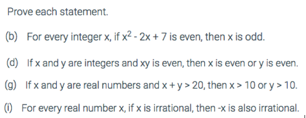 Solved Prove each statement. (b) For every integer x, if | Chegg.com