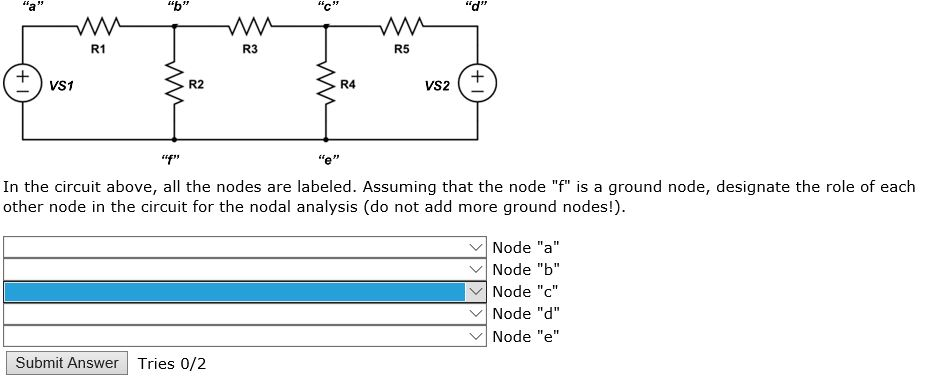Identifying Nodes In A Circuit Diagram Ece 100 14 Identifyin