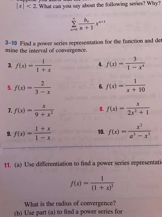 Solved Find a power series representation for the function | Chegg.com