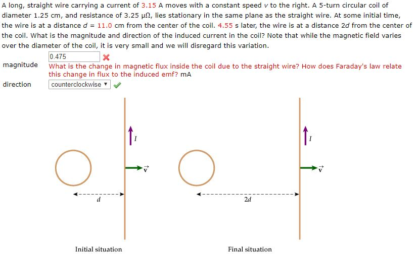 Solved A long, straight wire carrying a current of 3.15 A | Chegg.com