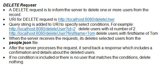 Solved Create a REST server using Node js. The restServer is | Chegg.com