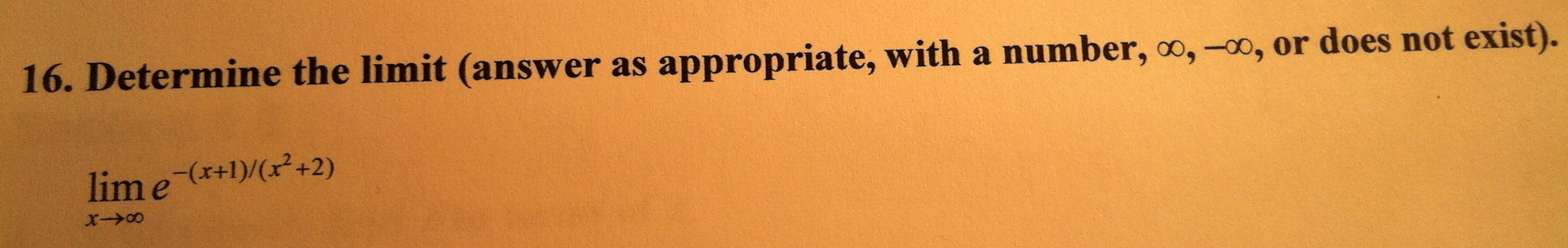 Solved Determine the limit (answer as appropriate, with a | Chegg.com