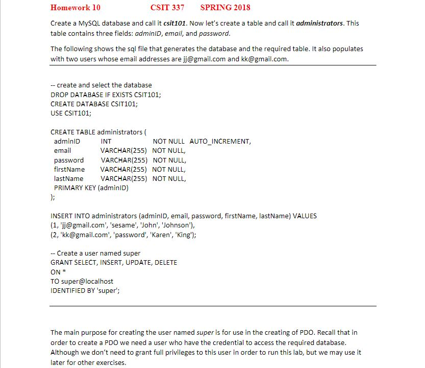 Solved I need help with this assignment. please help. | Chegg.com