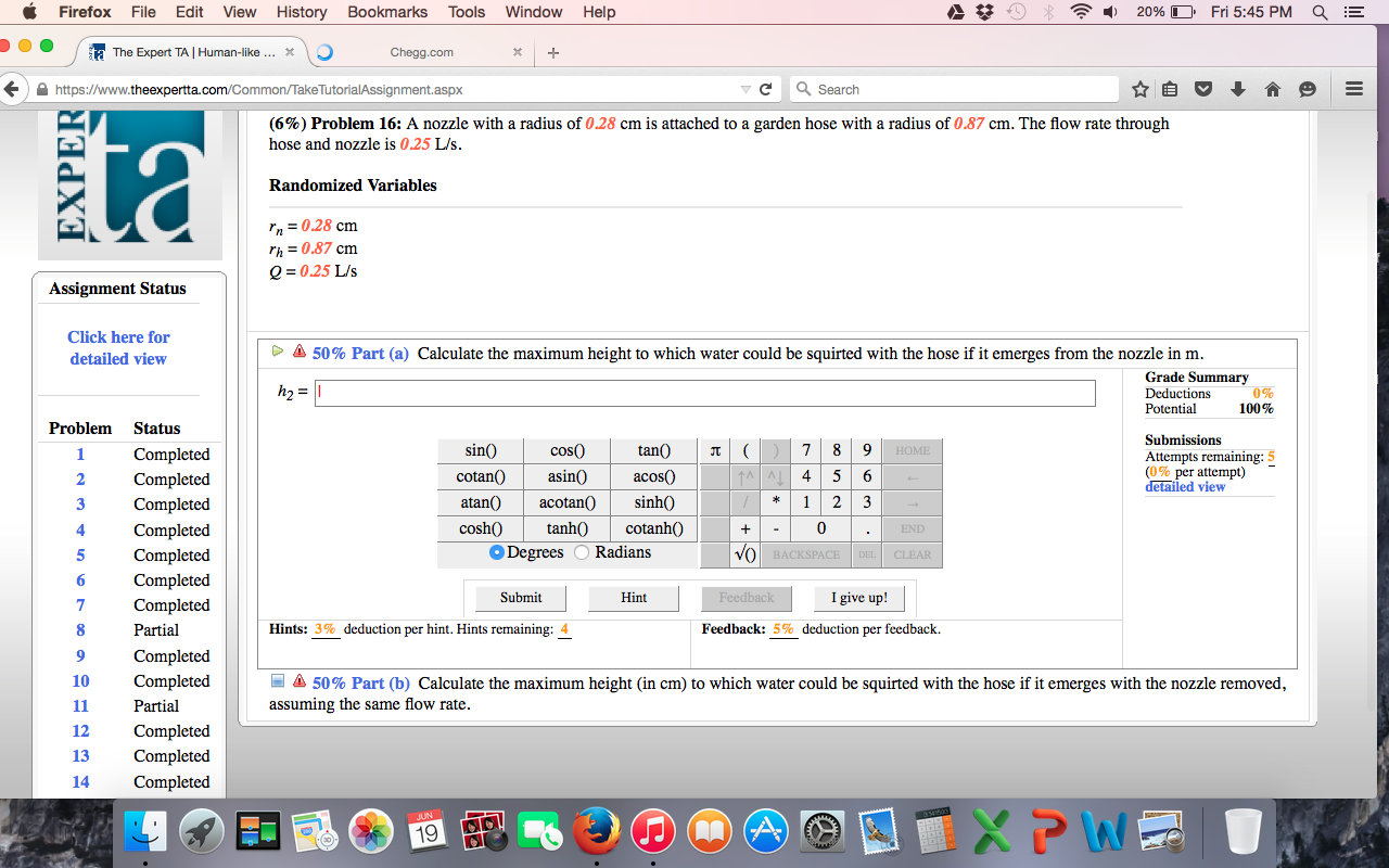 Solved Firefox File Edit View History Bookmarks Tools Window | Chegg.com