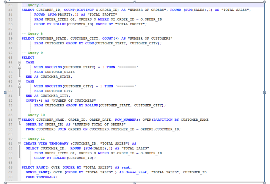 2. For each query shown in the screen clipping below, | Chegg.com