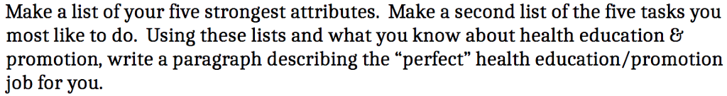 Solved Make a list of your five strongest attributes. Make a | Chegg.com