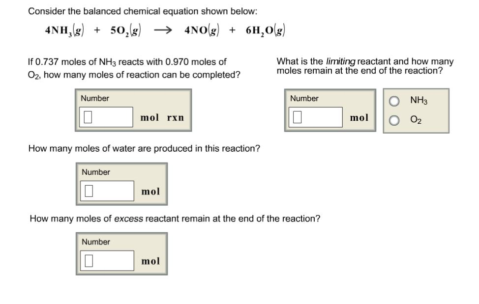 Solved Consider the balanced chemical equation shown below: | Chegg.com