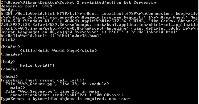 Solved from socket import * def main(): | Chegg.com