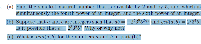 Solved Find the smallest natural number that is divisible by | Chegg.com