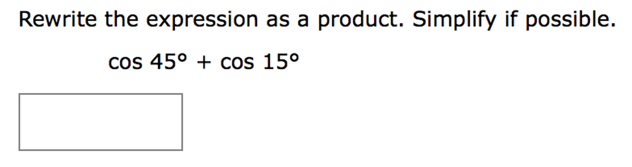 Solved Write the expression as a single trigonometric | Chegg.com