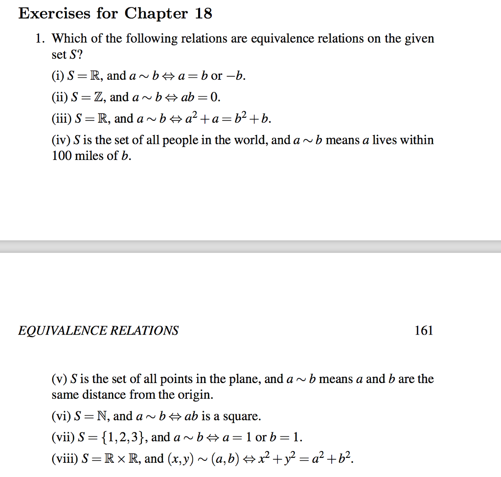 Solved Exercises for Chapter 18 1. Which of the following | Chegg.com