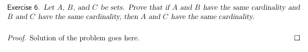 Solved Let A. B. and C be sets. Prove that if A and D have | Chegg.com