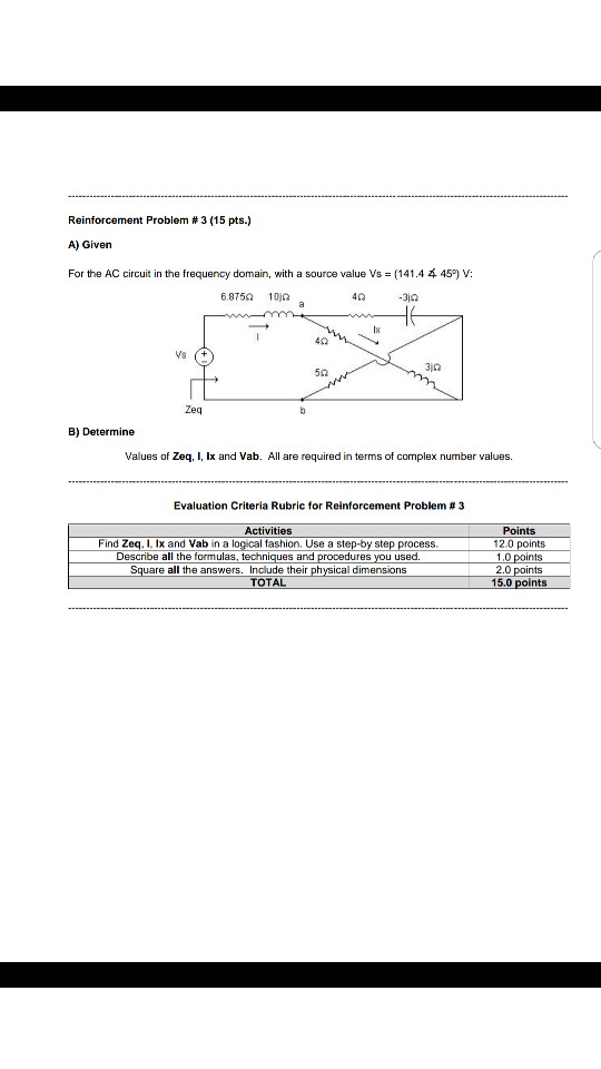 Solved Reinforcement Problem # 3 (15 pts.) A) Given For the | Chegg.com