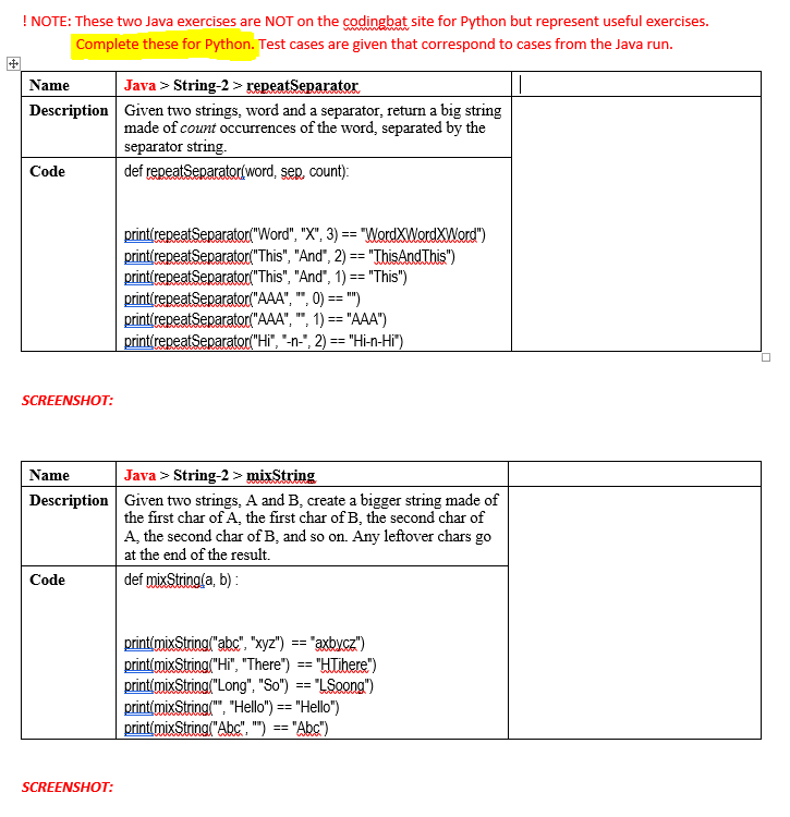 Solved Note These Two Java Exercises Are Not On The