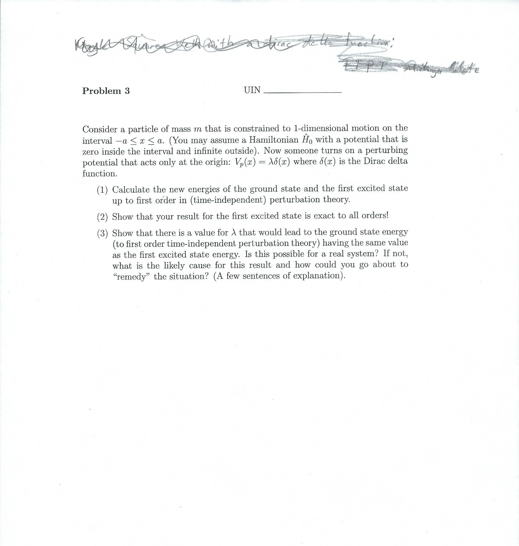 Solved Consider a particle of mass m that is constrained to | Chegg.com