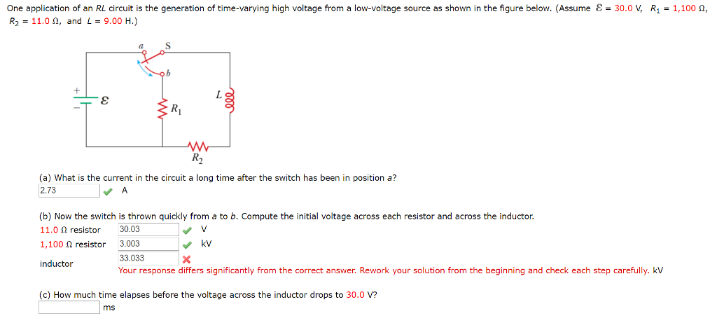 Solved One application of an RL circuit is the generation of | Chegg.com
