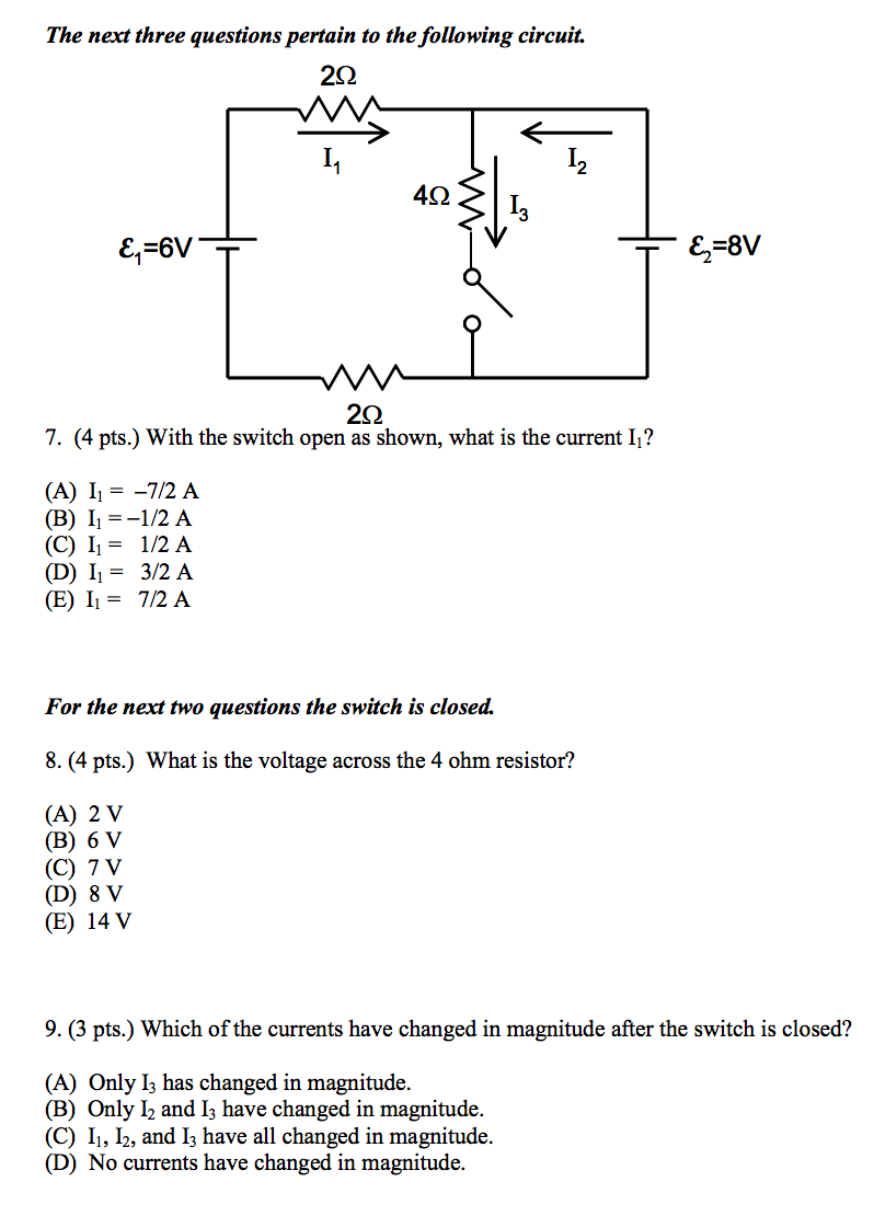 Solved The next three questions pertain to the following | Chegg.com