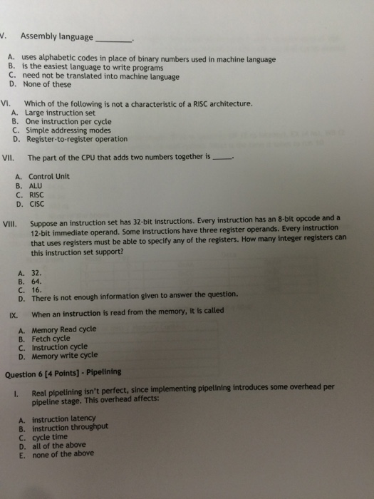 Solved Assembly language_____. uses alphabetic codes in | Chegg.com