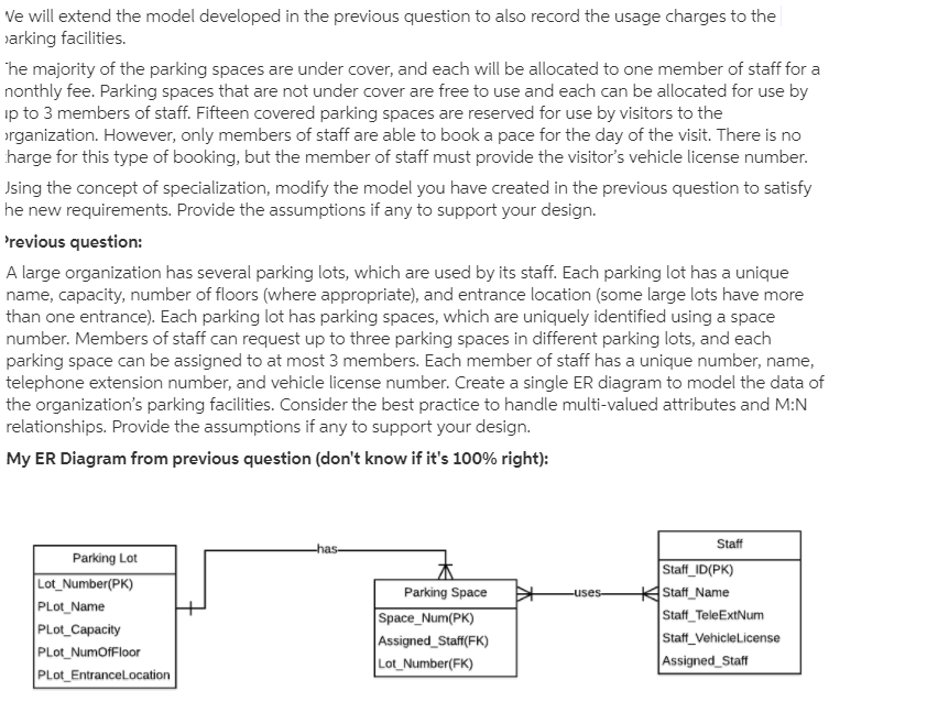 Ve will extend the model developed in the previous | Chegg.com