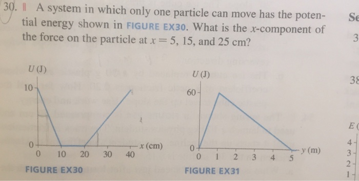 Solved A system in which only one particle can move has the | Chegg.com