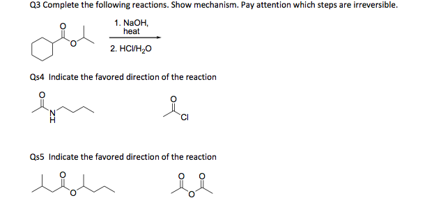 Solved Complete the following reactions. Show mechanism. Pay | Chegg.com