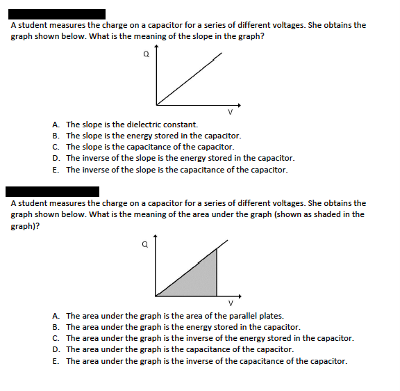 Solved A student measures the charge on a capacitor for a | Chegg.com