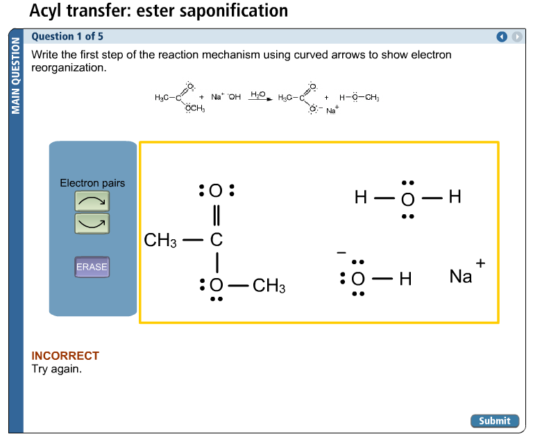 Solved Acyl transfer: ester saponification. Write the first | Chegg.com