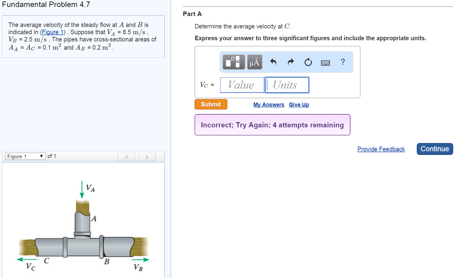 Solved Fundamental Problem 4.7 The average velocity of the | Chegg.com