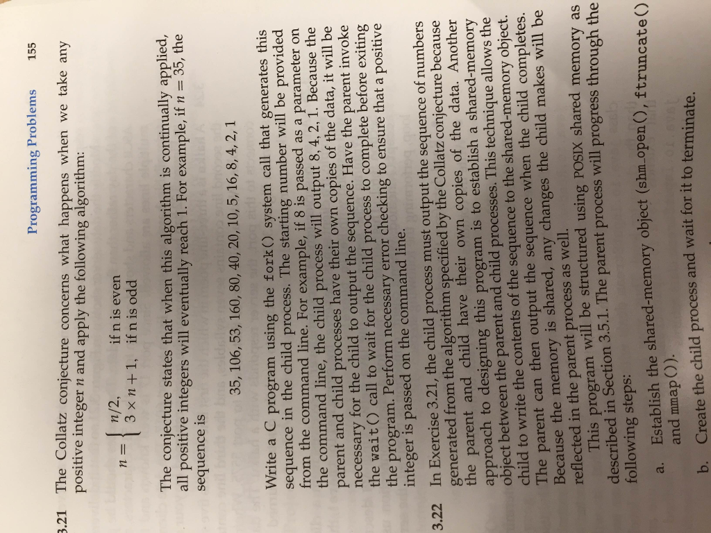 Solved The Collatz conjecture concerns what happens when we | Chegg.com