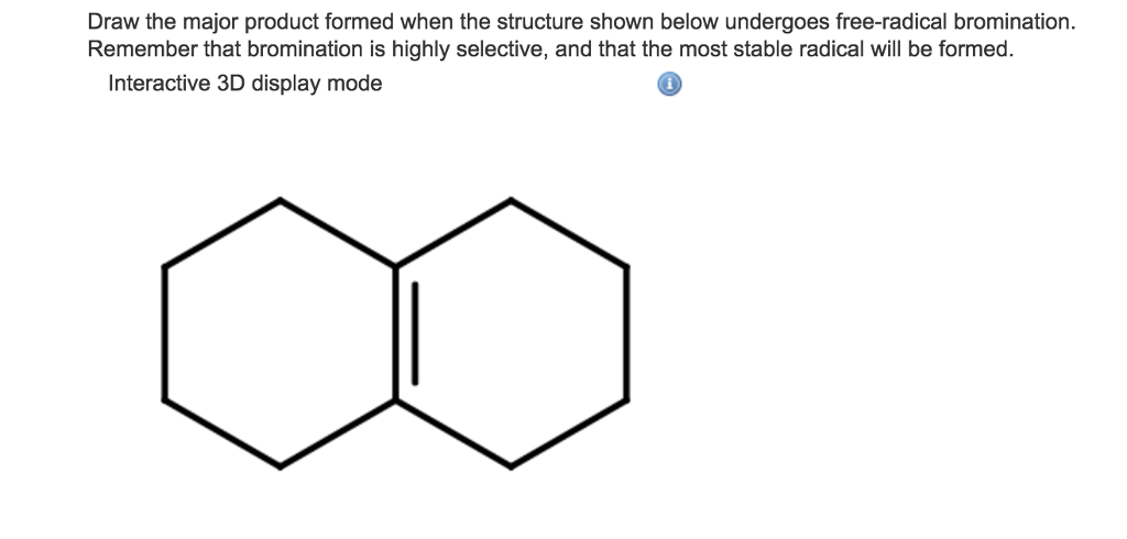 Solved Draw The Major Product Formed When The Structure