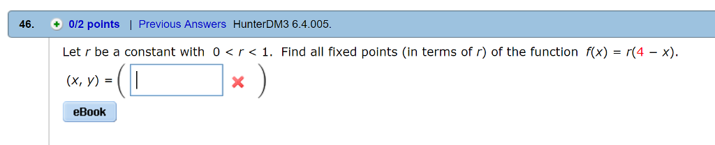 Solved Let r be a constant with 0