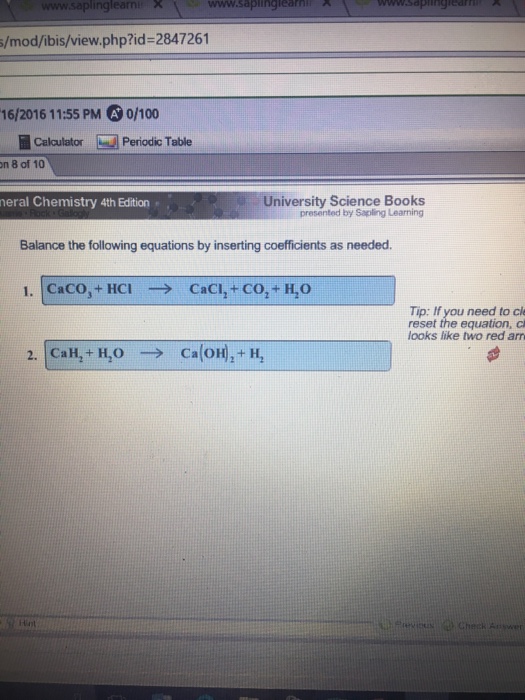 Solved Balance the following equations by inserting | Chegg.com
