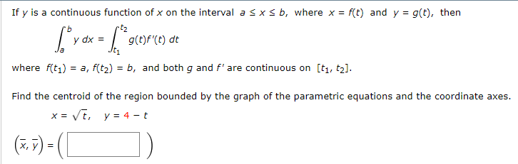 Solved If y is a continuous function ofx on the interval a x | Chegg.com