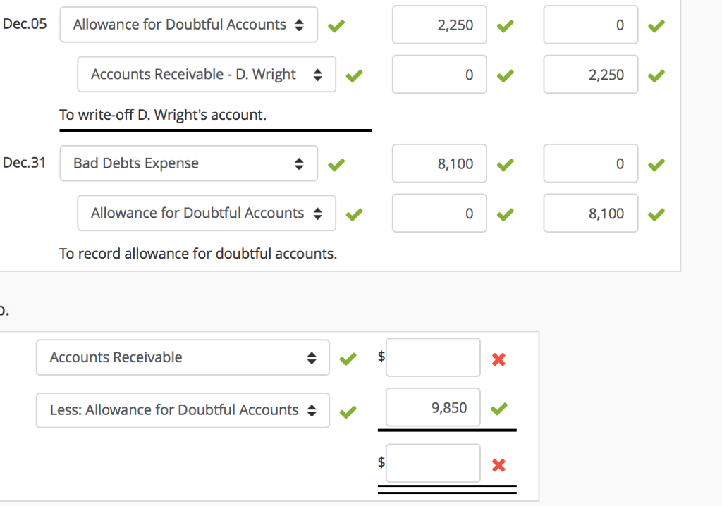 Solved Journal Entries for Credit Losses At January 1, the | Chegg.com