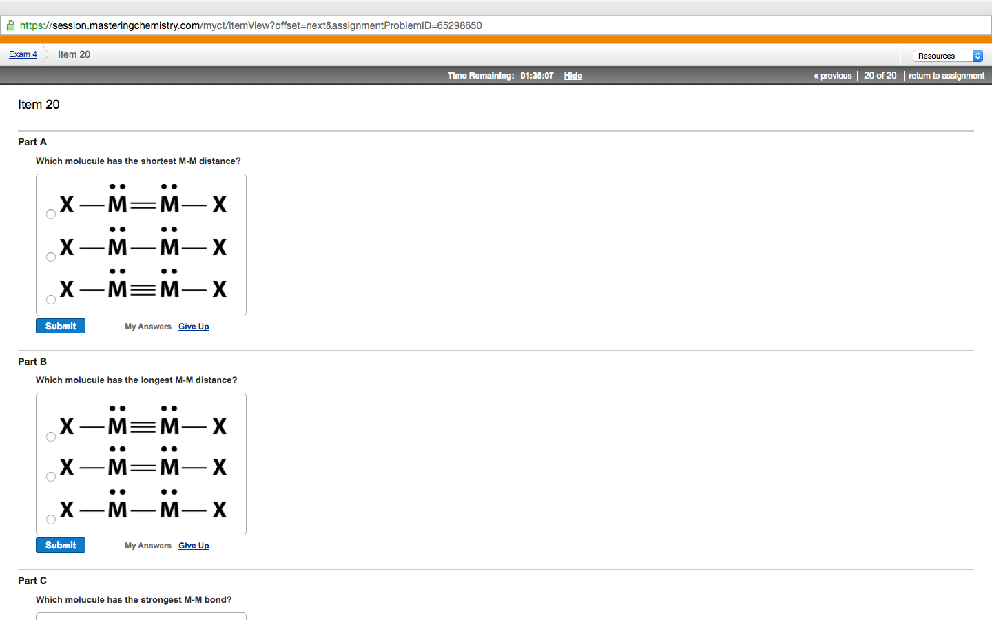 Solved tem 19 Determine the number of sigma and pi bonds in | Chegg.com