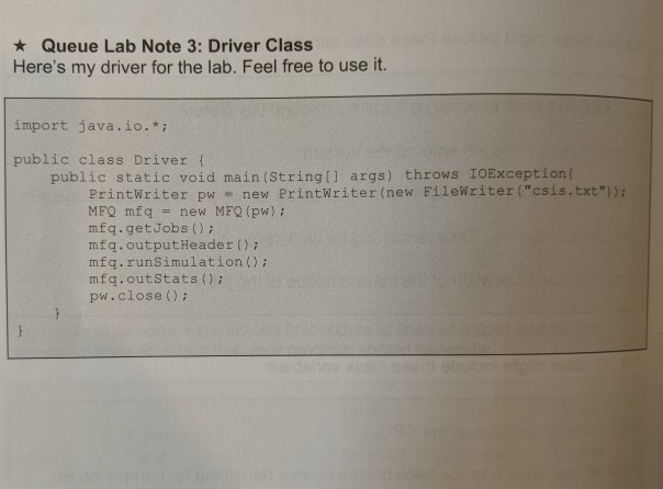 omputer Lab: Multi-Level Feedback Queue Simulation a | Chegg.com