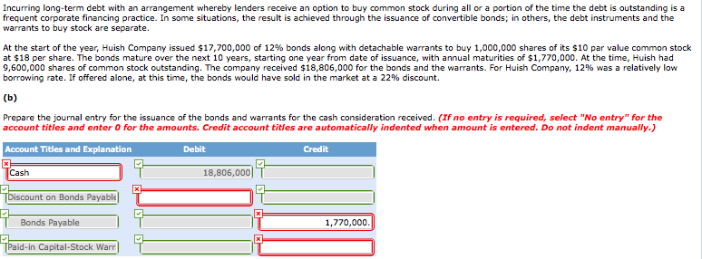 Solved (a) Prepare the journal entry for the issuance of the | Chegg.com