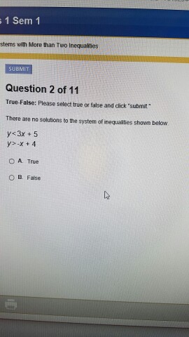 Solved True False: Please select true or false and click | Chegg.com