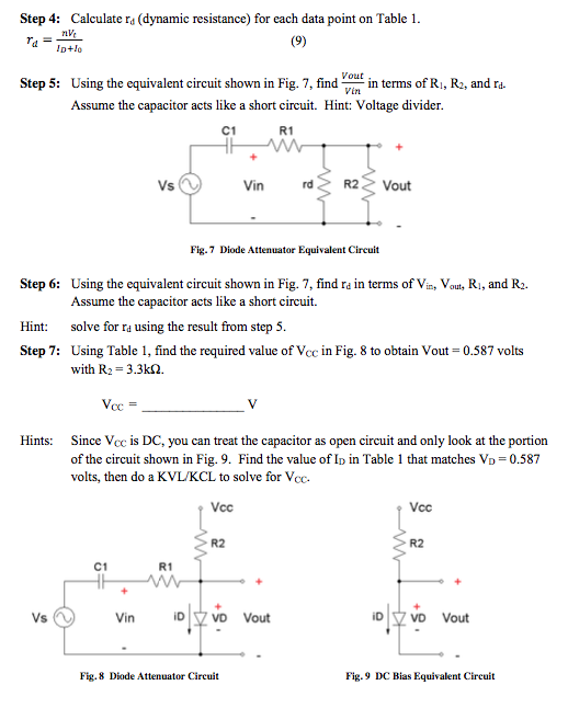 Solved Anode+ Cathode Fig.6 1N4148 Diode The following data | Chegg.com
