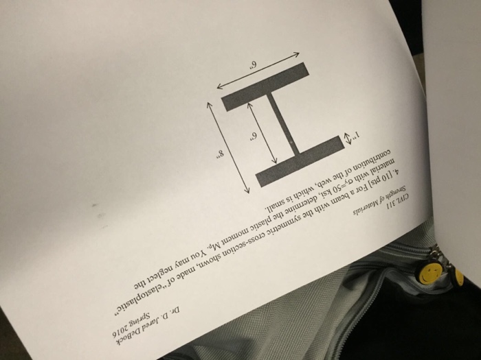 Solved For a beam with the symmetric cress-section shown, | Chegg.com