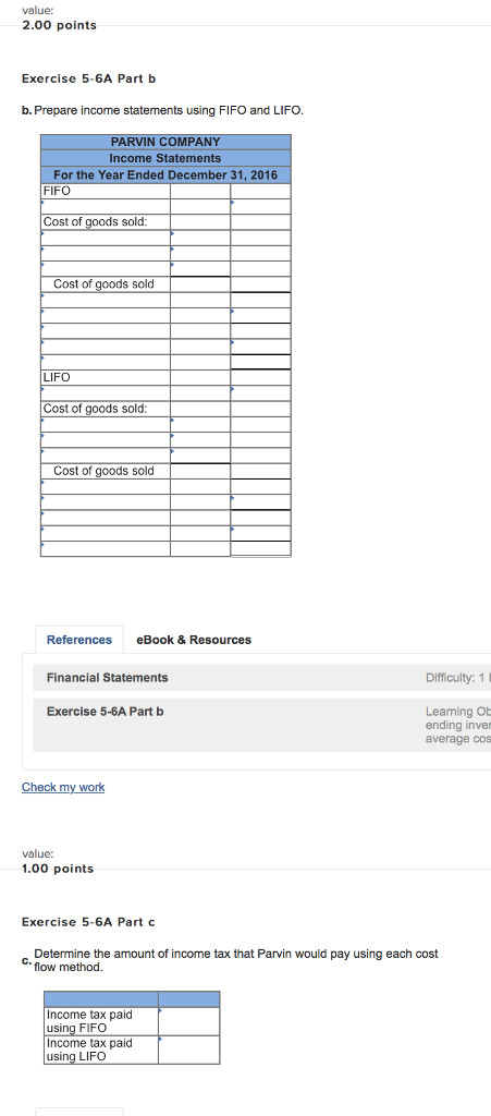 Solved Exercise 5-3A Allocating product cost between cost of | Chegg.com