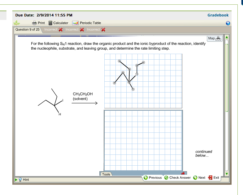 Solved For the following SN1 reaction, draw the organic | Chegg.com Solved For the following SN1 reaction, draw the organic | Chegg.com