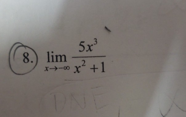 Solved Find the following limits analytically. | Chegg.com